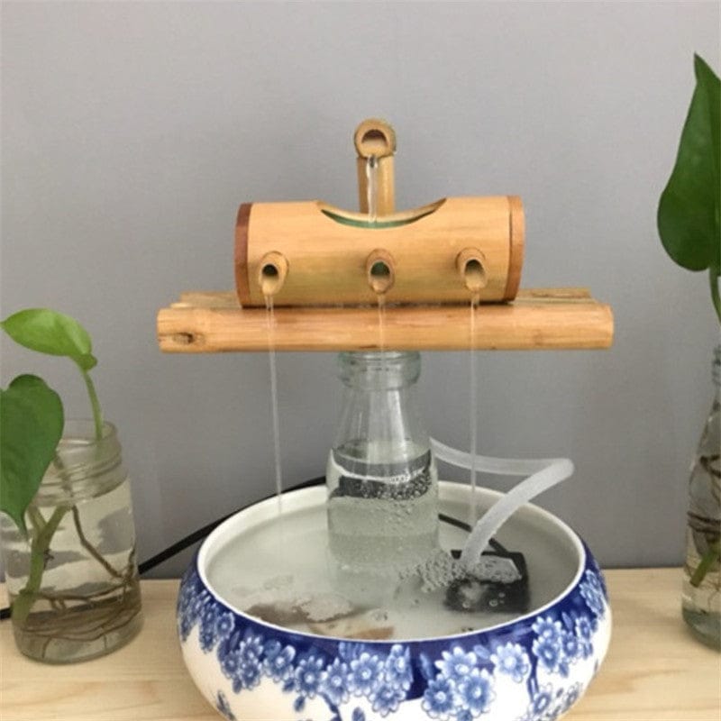 Floor-standing Japanese-style self-circulating water decoration - whathomy